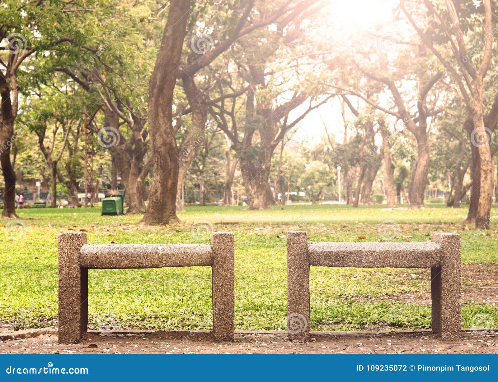 Stone benches seats stock photo. Image of garden, benches - 109235072