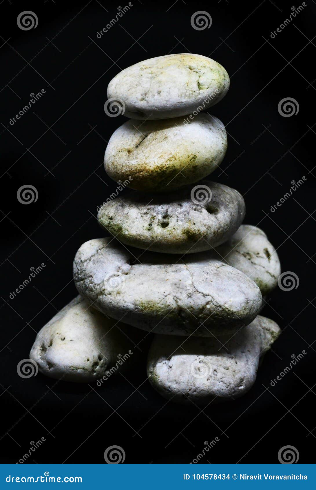 Stone on black background stock photo. Image of stone - 104578434