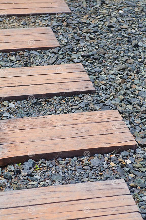 Stone Block Pathway and Black Pebble Stock Photo - Image of spiritual ...
