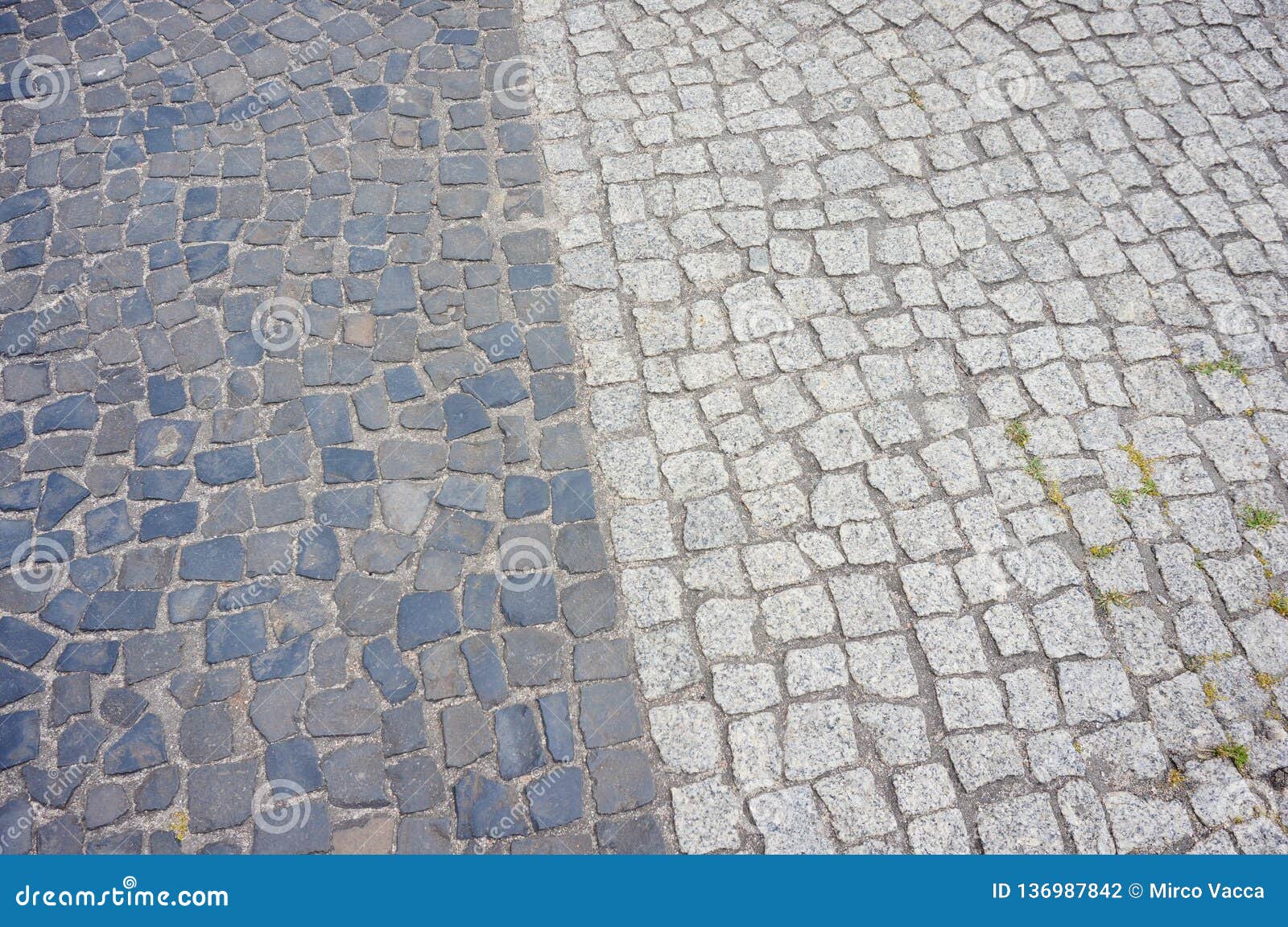 Stone block pavement stock photo. Image of detail, stone - 136987842