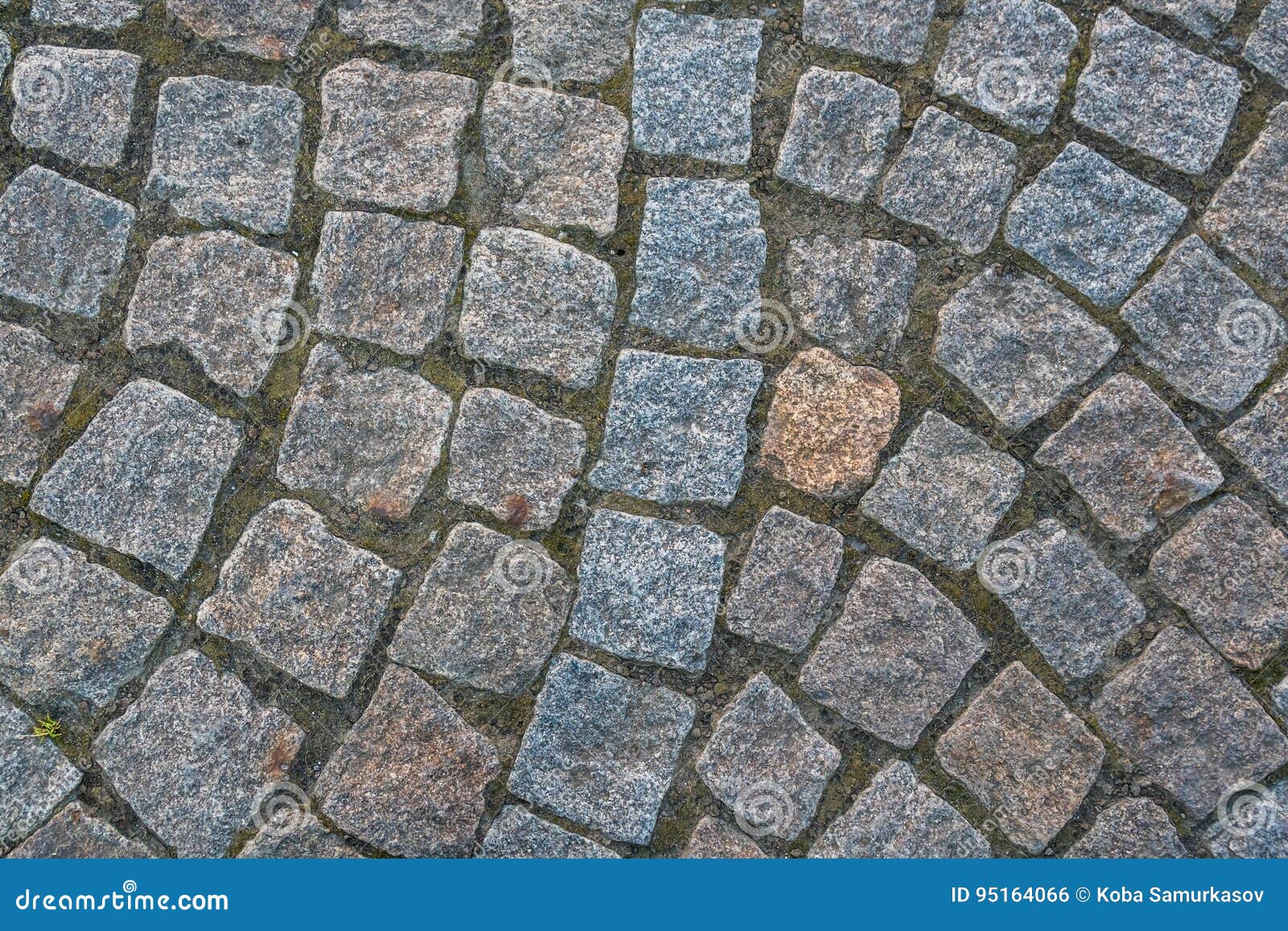 Stone Block Seamless Texture, the Road To Pedestrians Stock Photo ...