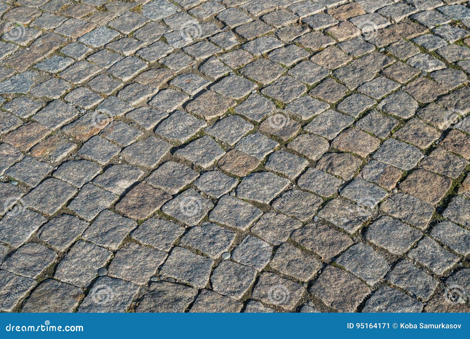 Stone Block Seamless Texture, the Road To Pedestrians Stock Image ...