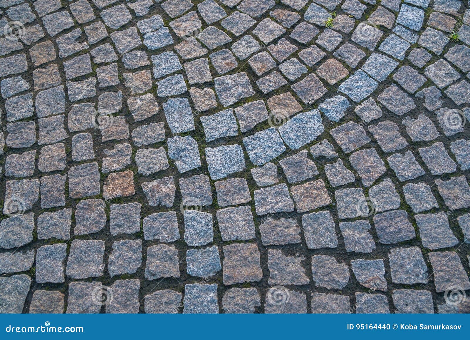 Stone Block Seamless Texture, the Road To Pedestrians Stock Photo ...
