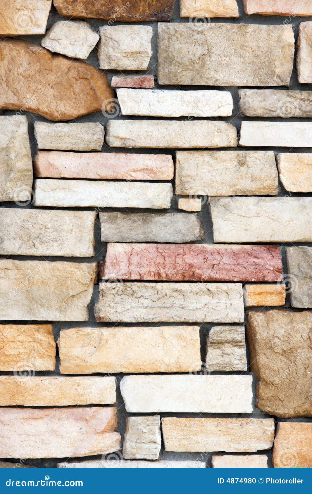 Stone Block Ancient Fort Wall Texture Background And Frame Royalty-Free ...
