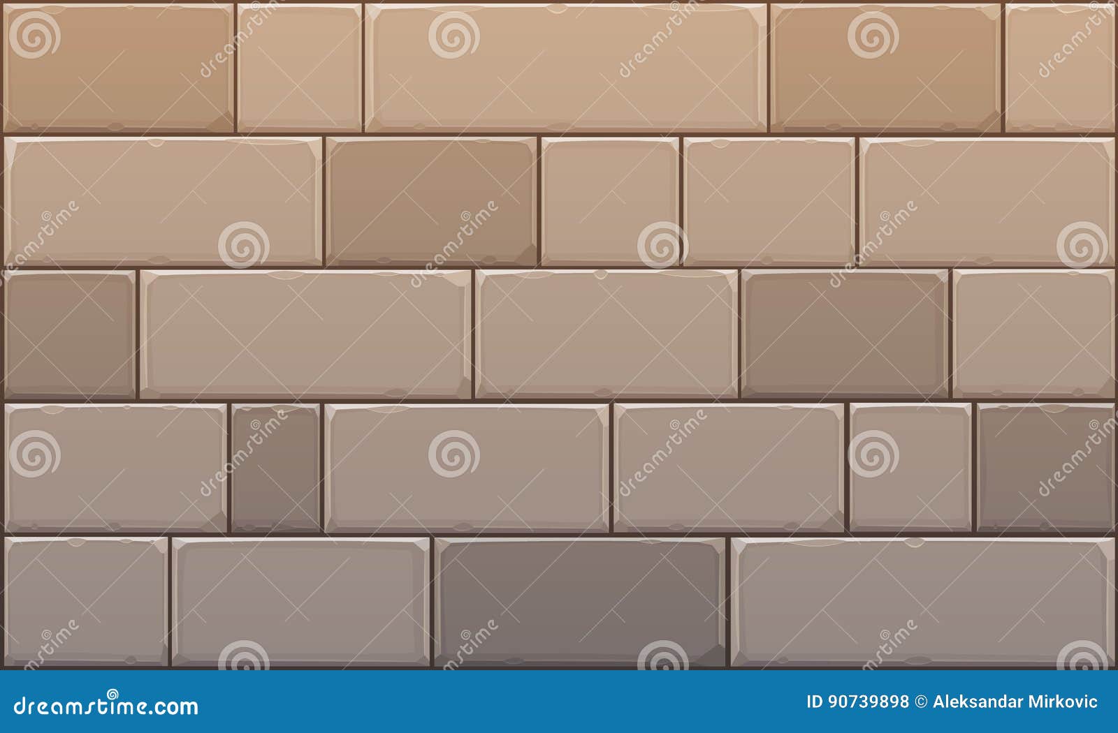 Stone Block Wall stock vector. Illustration of brick - 90739898