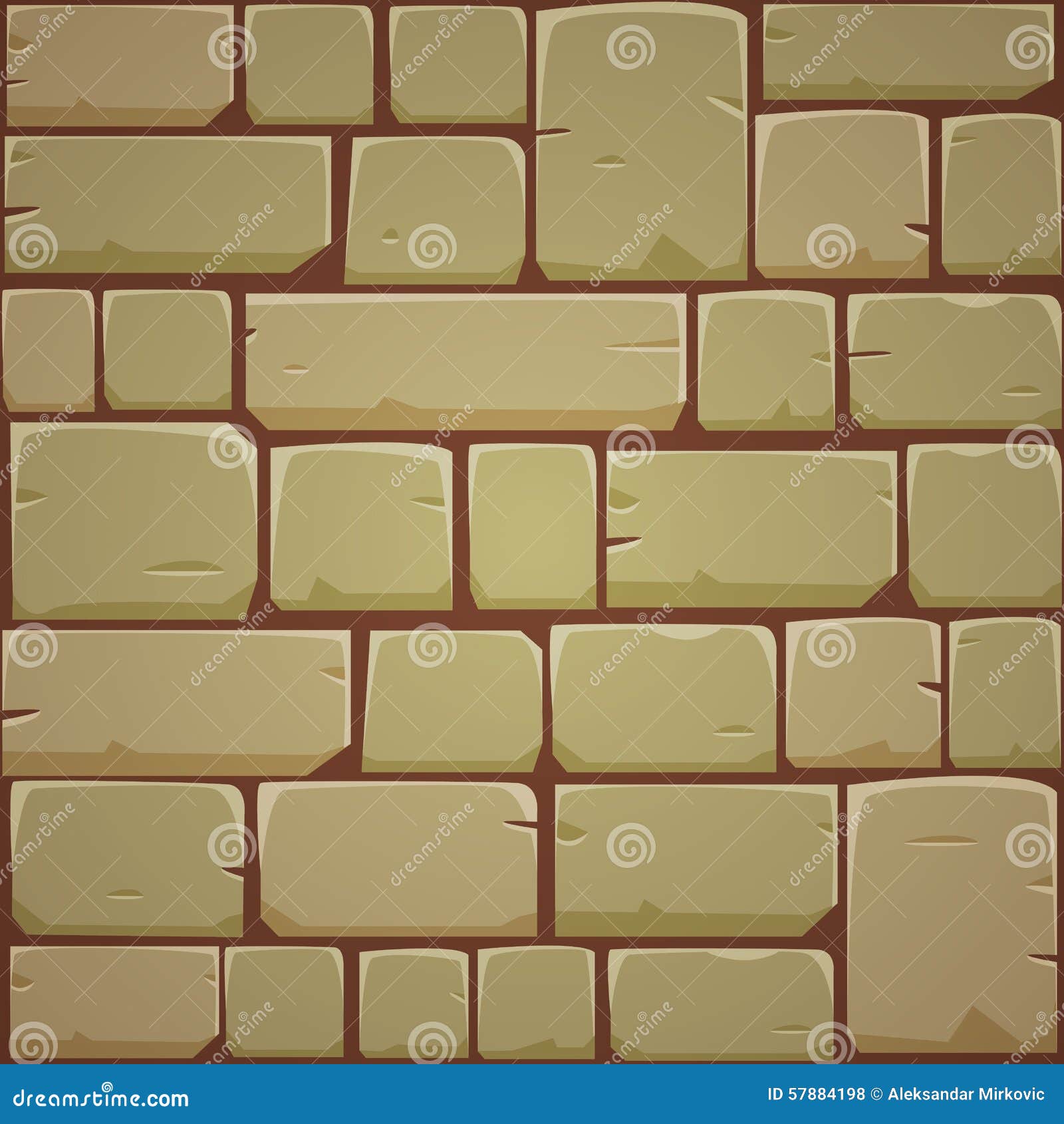 Stone Block Wall - Yellow stock vector. Illustration of texture - 57884198
