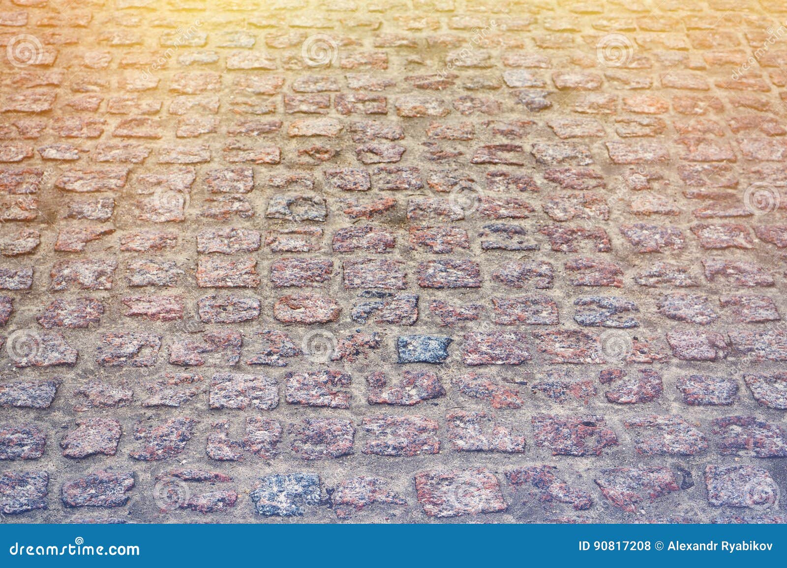 Stone Blocks, Angle View. Toned. Stock Photo - Image of cobblestone ...