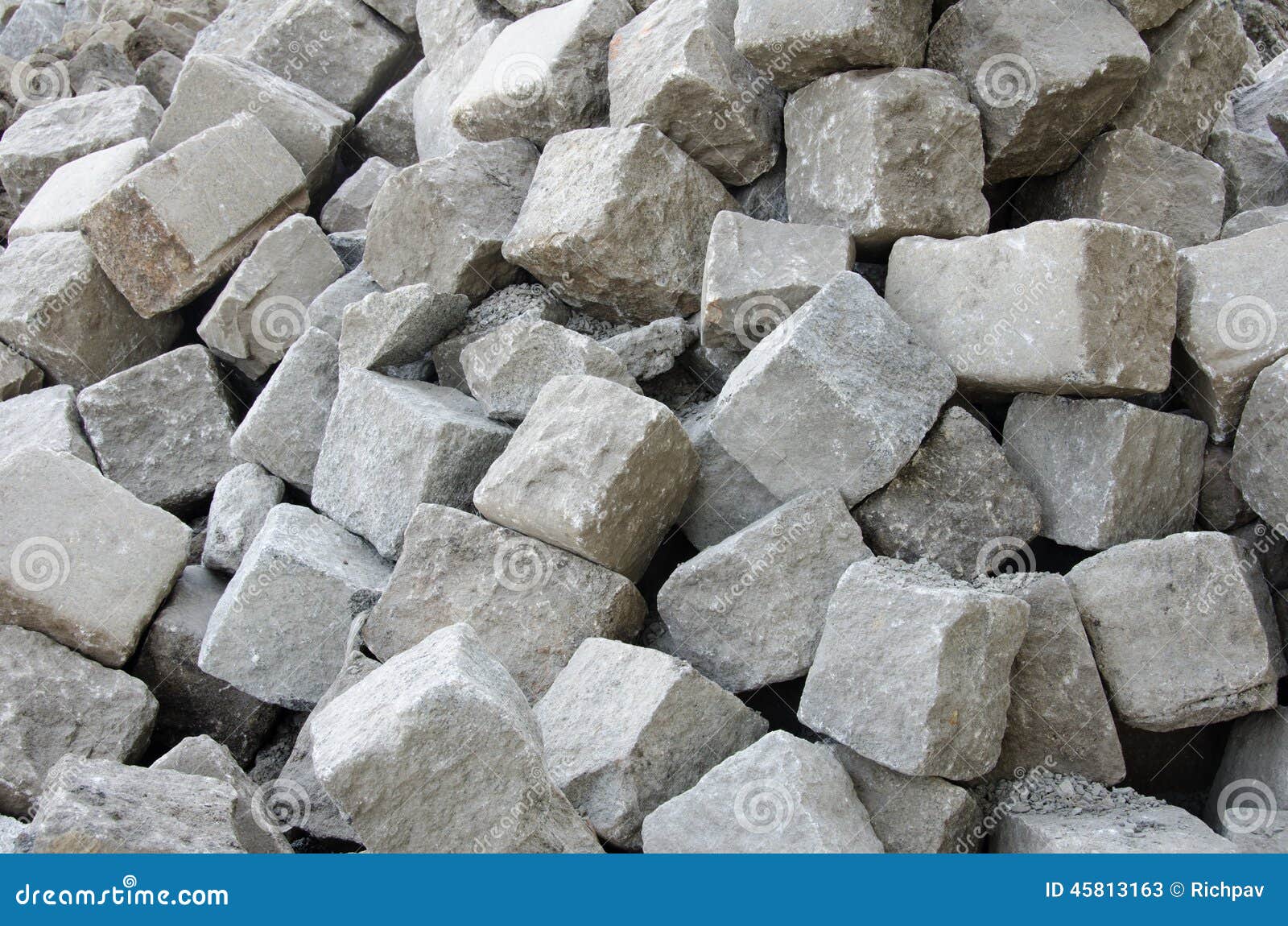 Stone Blocks stock image. Image of building, machine - 45813163