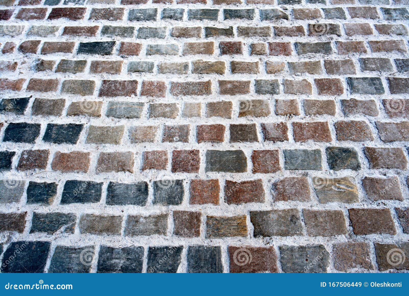 Stone blocks on the street stock image. Image of cobblestone - 167506449
