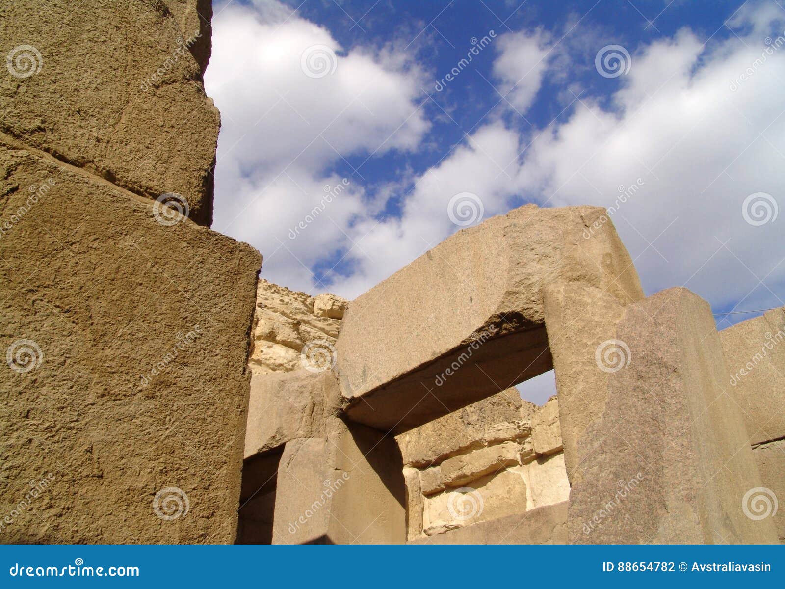 Stone Blocks of the Temple in Egypt. Stock Photo - Image of egyptology ...