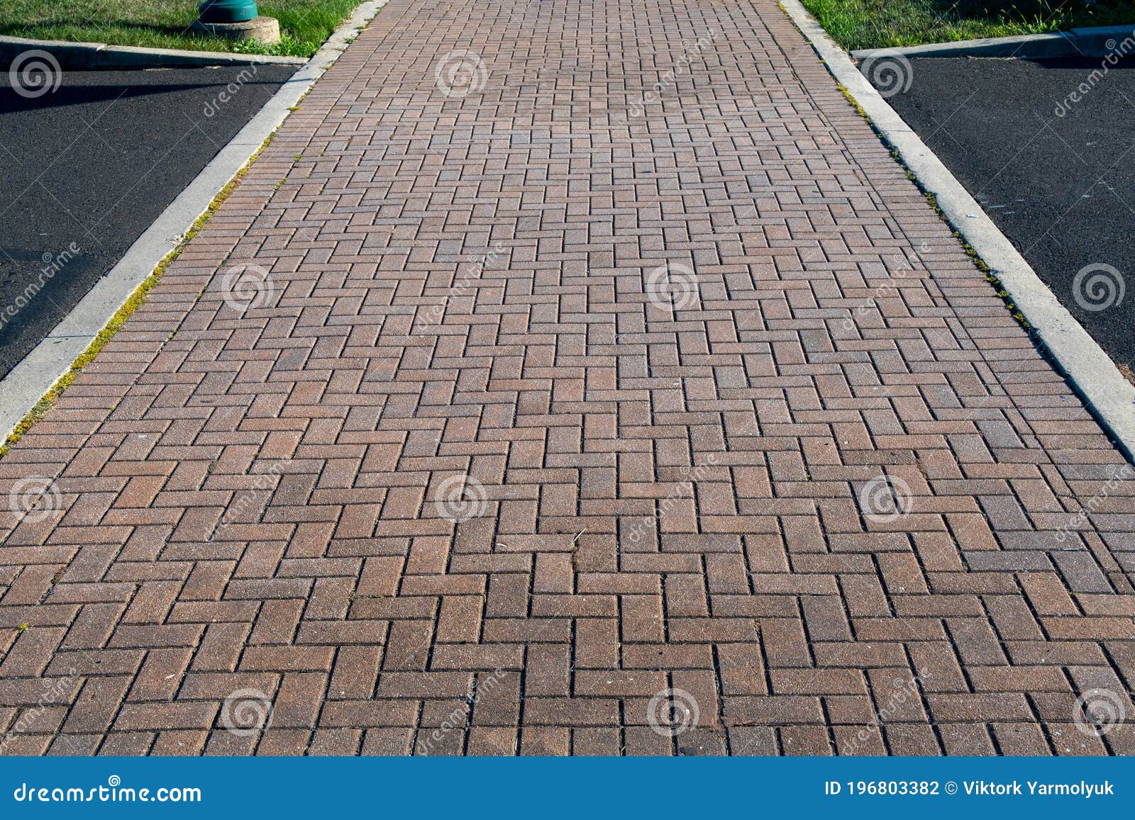 Stone Blocks in the Walkway Granite Stock Photo - Image of sidewalk ...