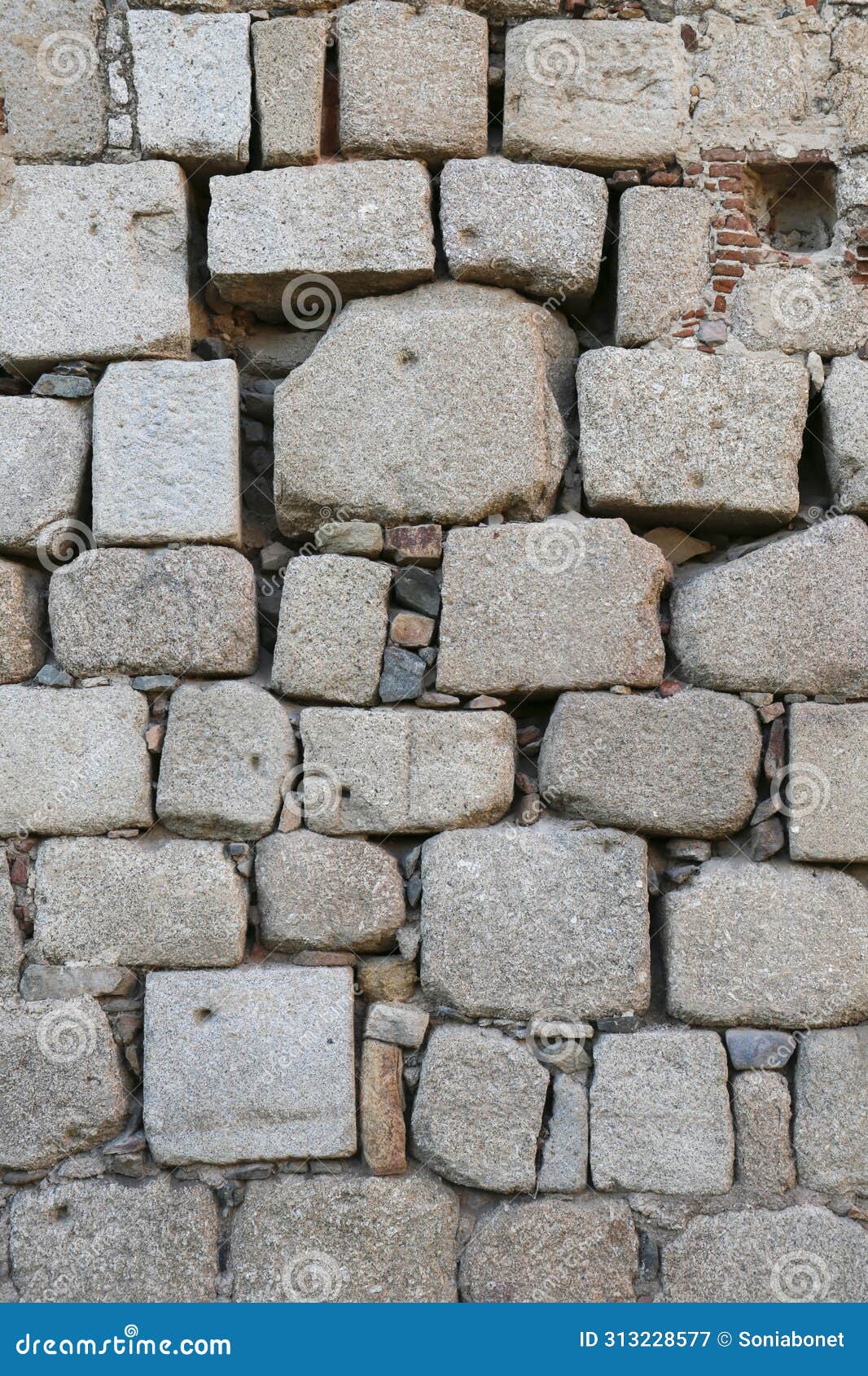 Stone Blocks of Wall Background Stock Image - Image of mining ...