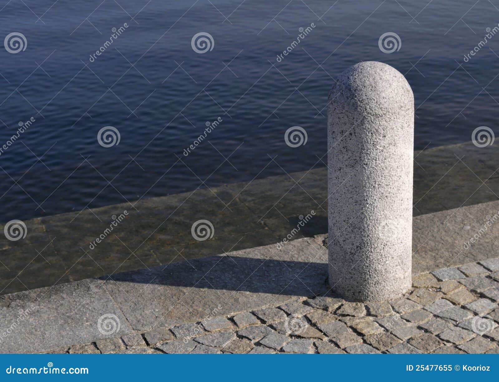 Stone bollard stock image. Image of border, edge, granite - 25477655