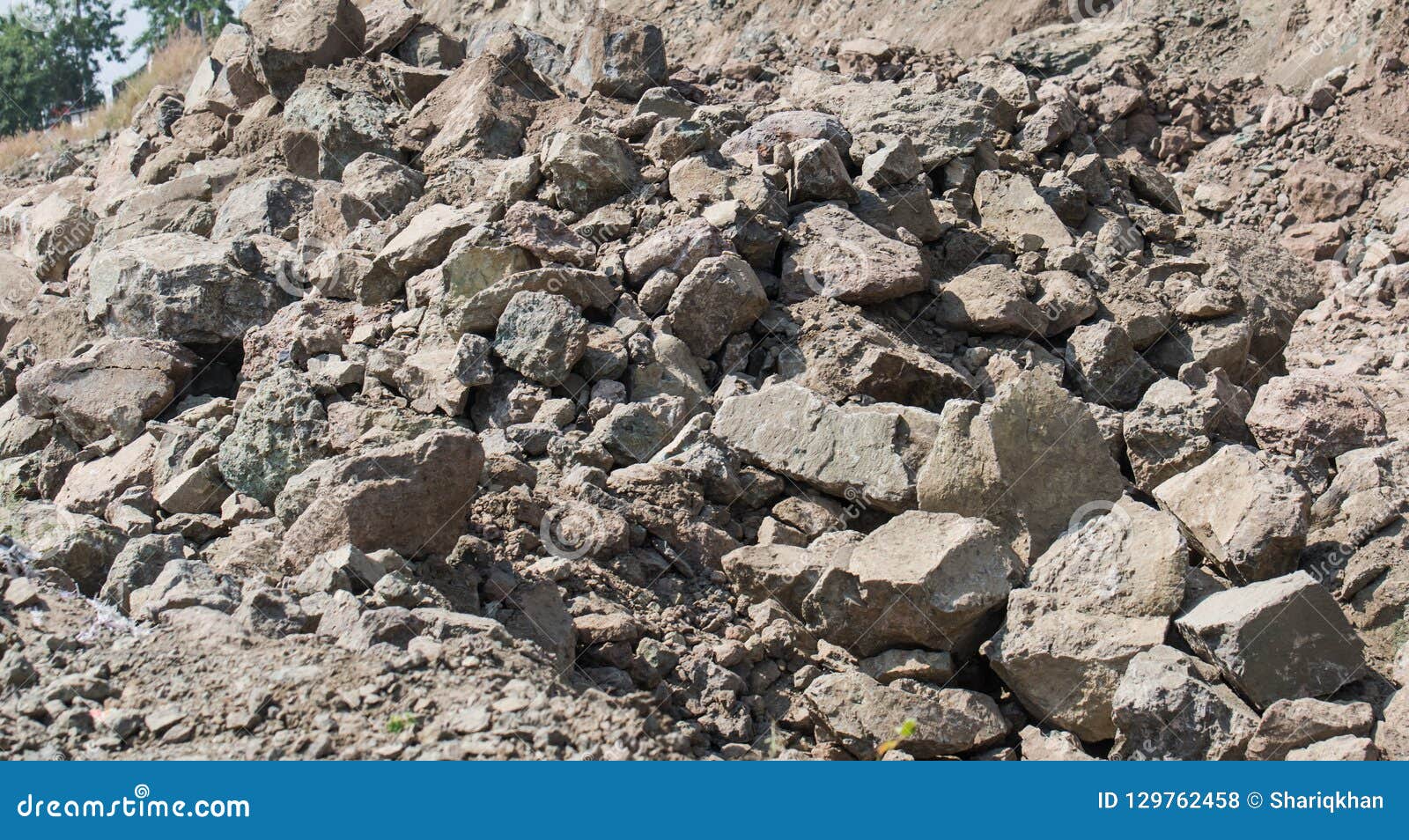 Stone Boulders Rocks stock photo. Image of mining, building - 129762458