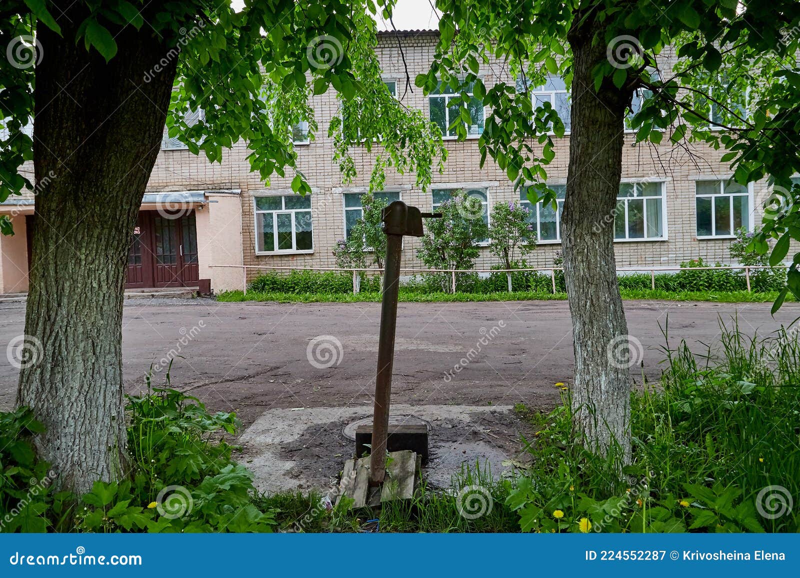 A Stone or Brick Old House in a Russian City. an Old Building Stock ...