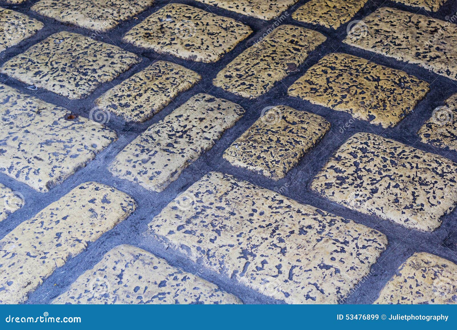 Stone Brick Pavement at the Old Door Stock Image - Image of door, urban ...