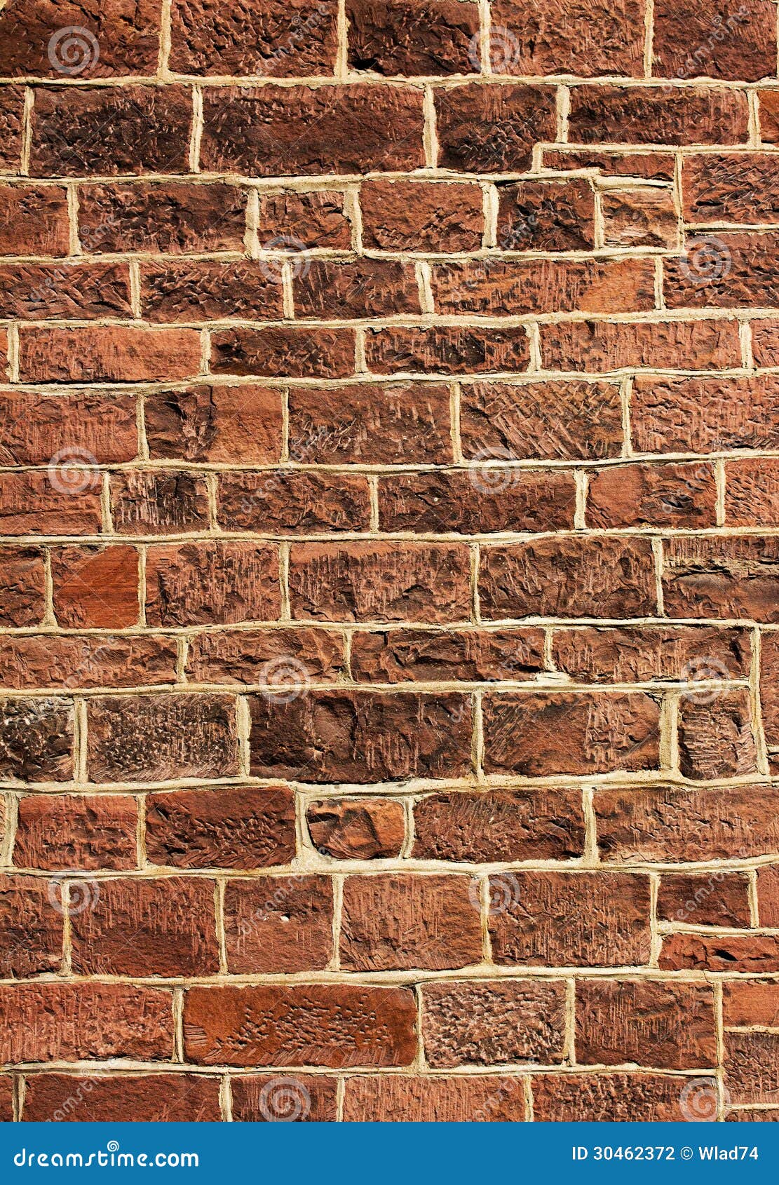 Stone-brick Wall in the Sunlight Stock Photo - Image of masonry, rough ...