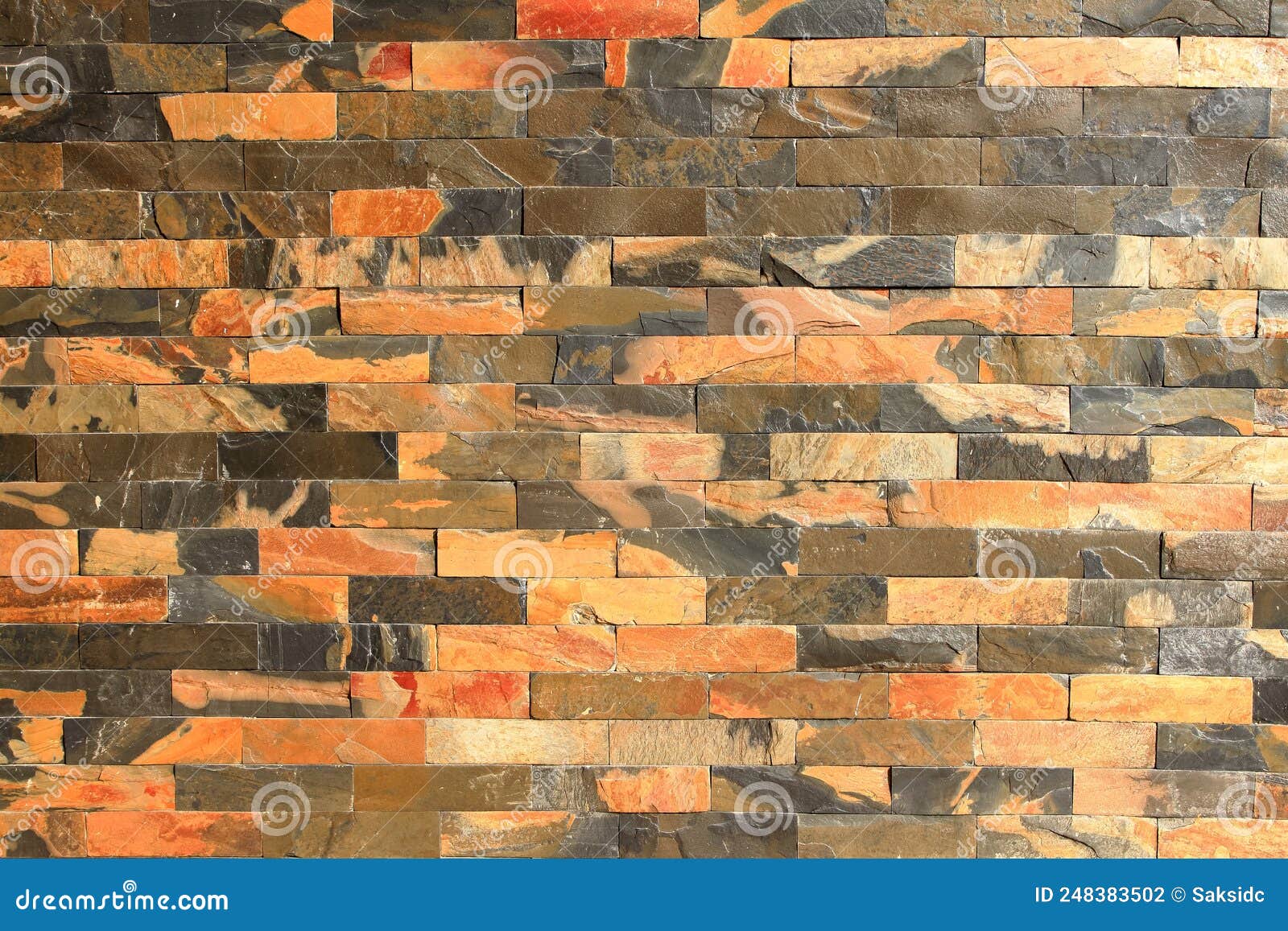 Stone Brick Wall Texture Background Stock Photo - Image of pattern ...