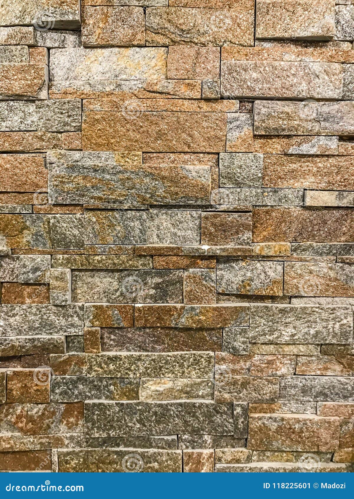 Stone Brick Wall Textured Background Stock Image - Image of ...