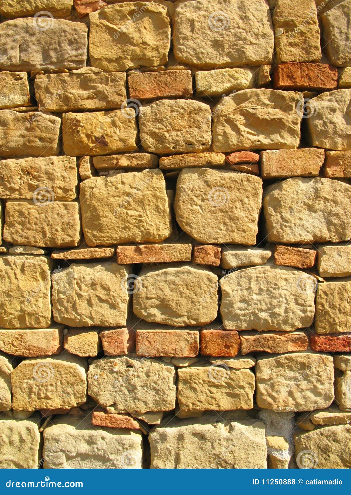 Stone Bricks Wall Background Royalty-Free Stock Image | CartoonDealer ...