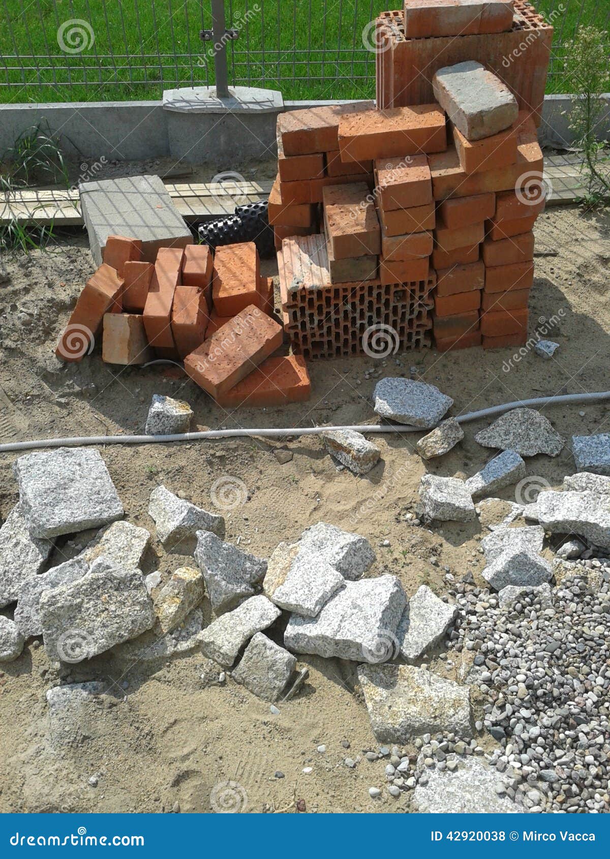 Stone bricks stock photo. Image of rubble, stacked, bricks - 42920038