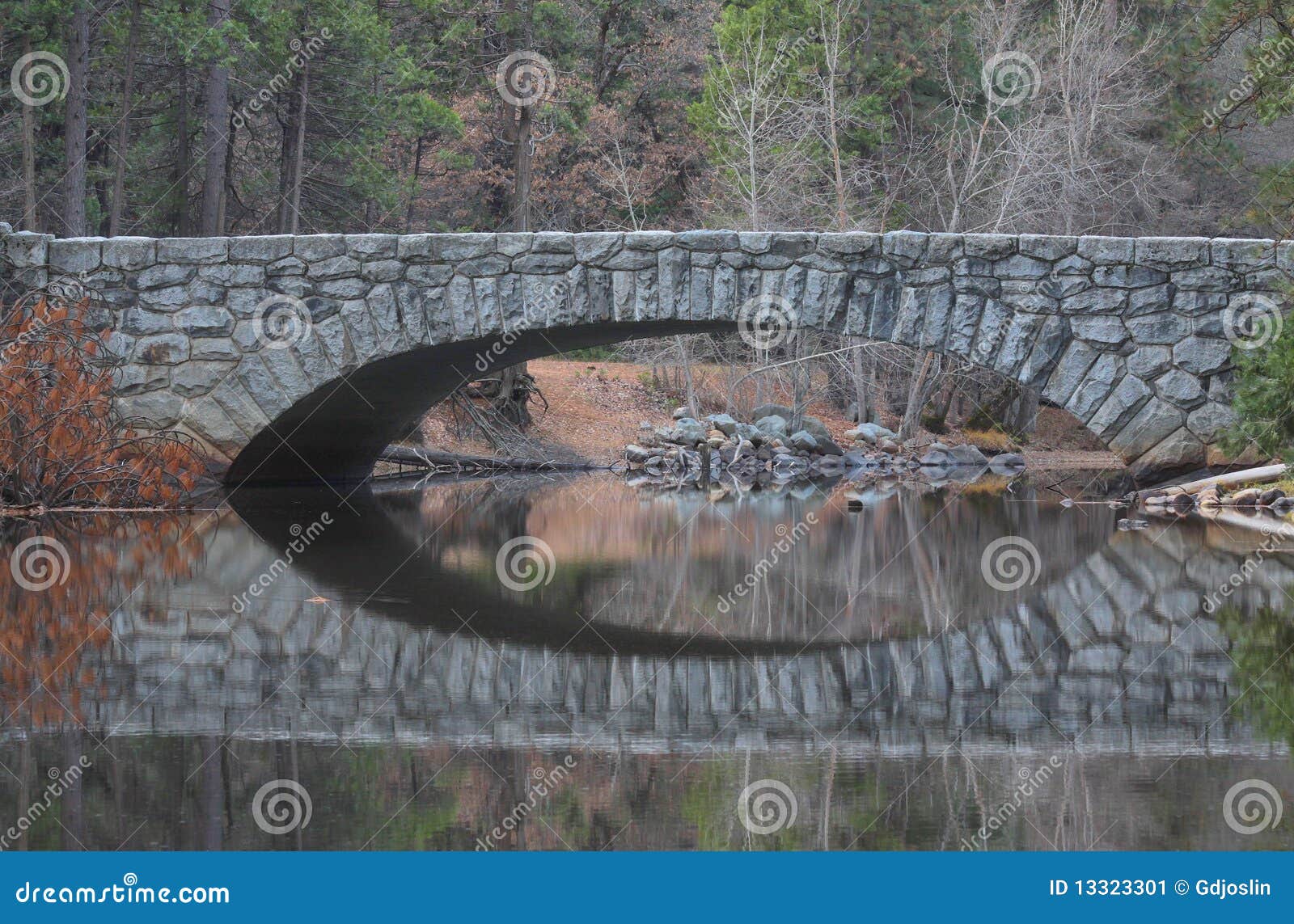 Stone Bridge stock image. Image of yosemite, california - 13323301