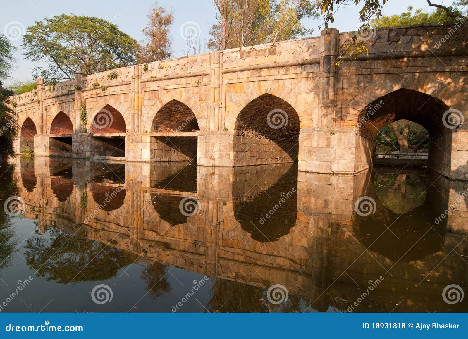 Mughal Era Bridge Peshawar Pakistan Royalty-Free Stock Photography ...