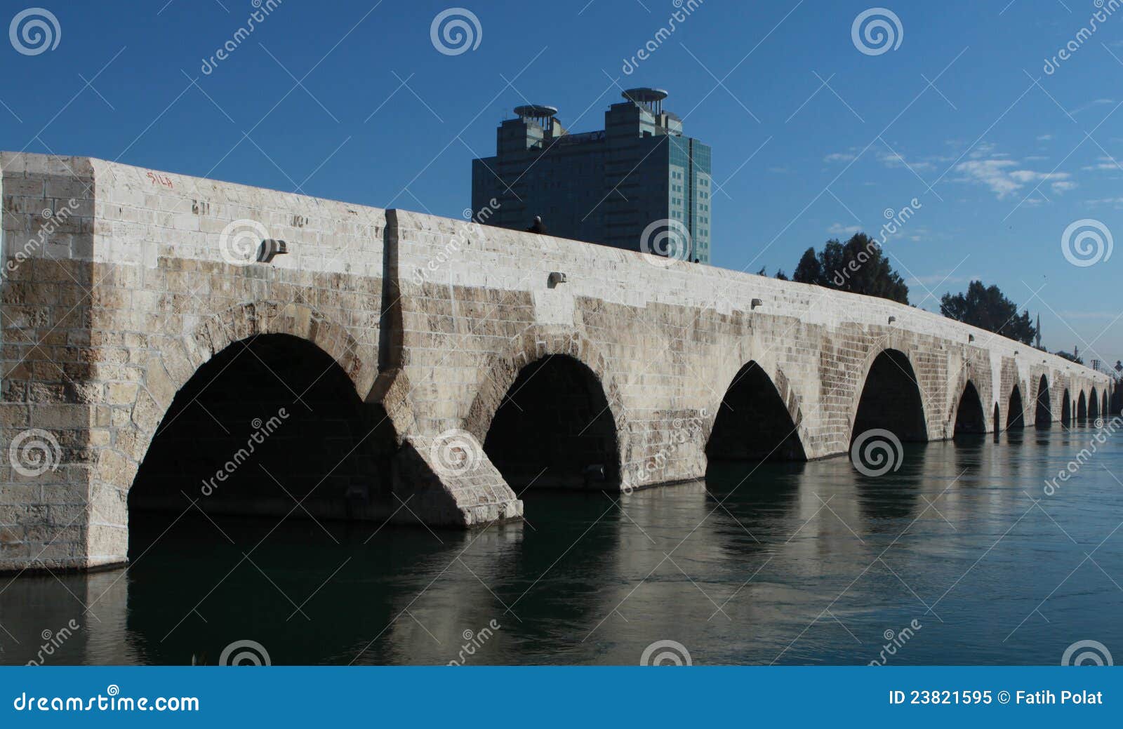 The Stone Bridge in Adana, Turkey Stock Image - Image of river, ancient ...