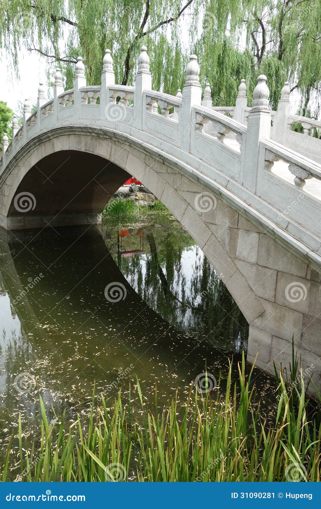 Stone Bridge in Beijing Yuanmingyuan Stock Image - Image of chinese ...