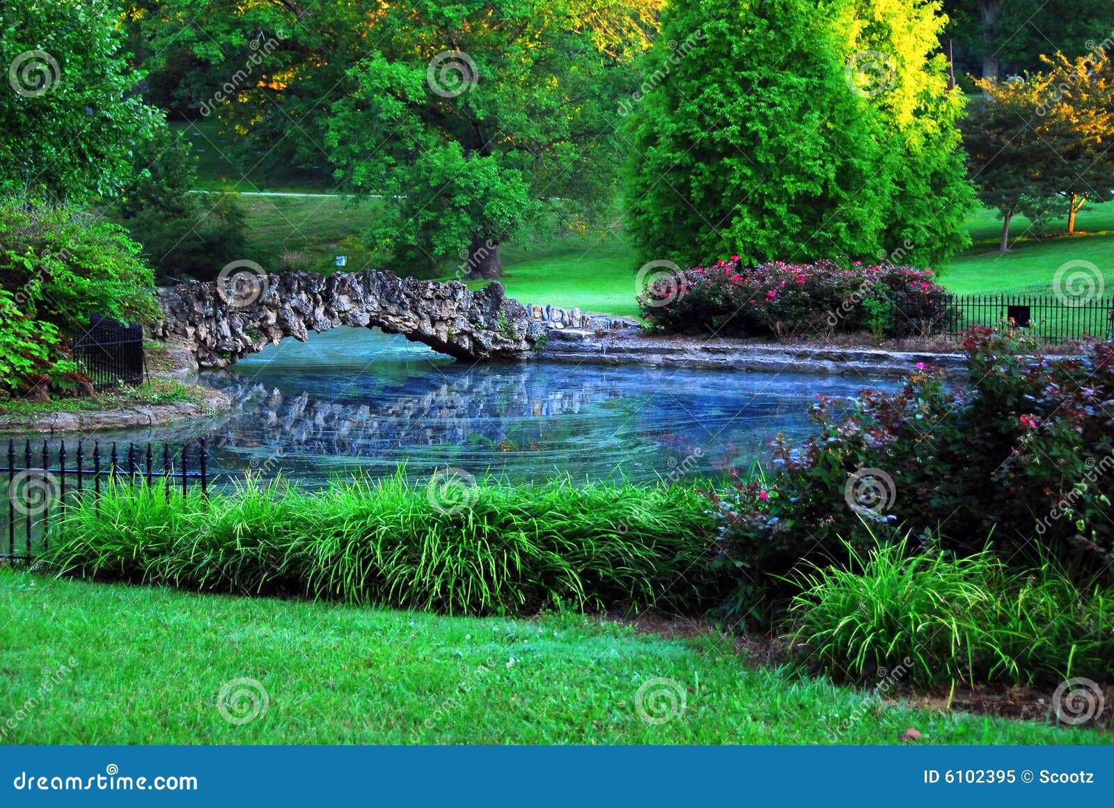 Stone bridge in cemetery stock image. Image of path, flowers - 6102395