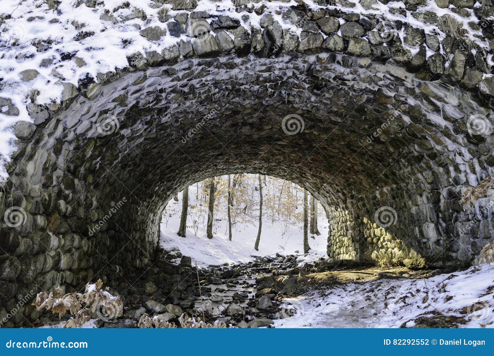 Stone bridge culvert stock photo. Image of woods, forest - 82292552