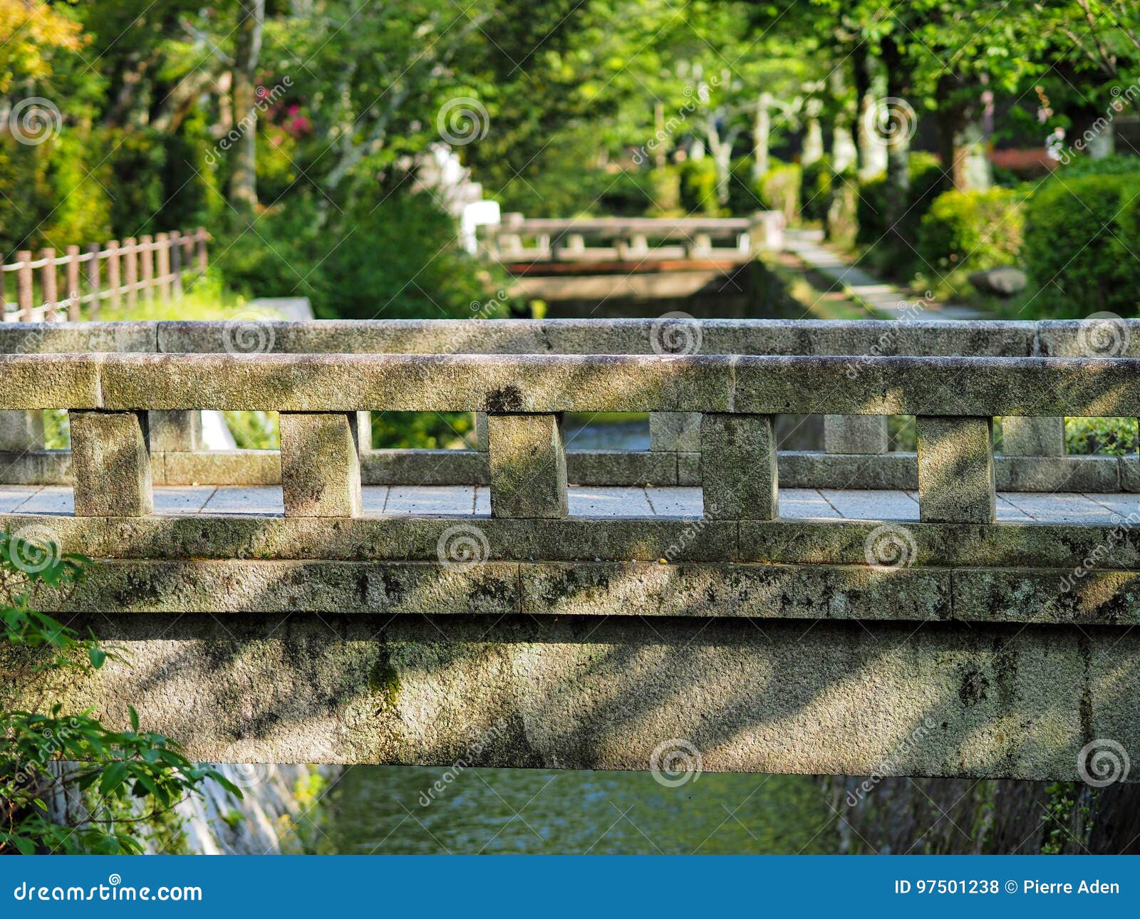 Stone bridge in Kyoto stock photo. Image of summer, temple - 97501238