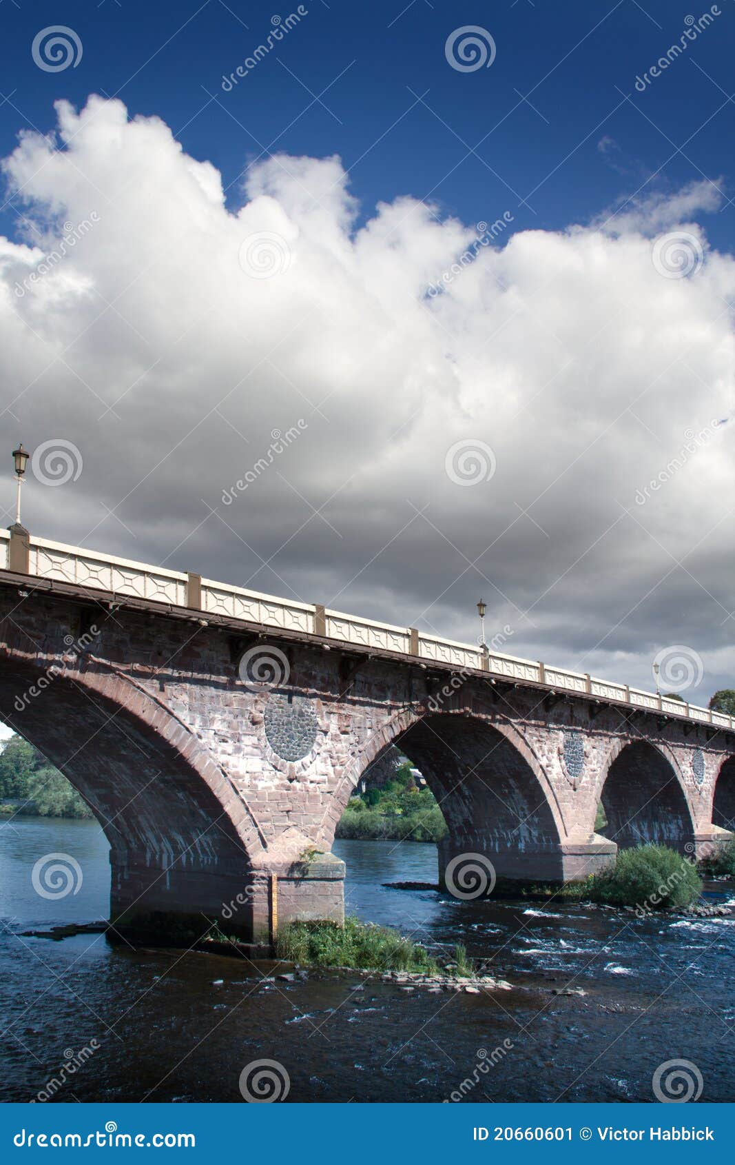 Stone bridge over river stock image. Image of smeato - 20660601