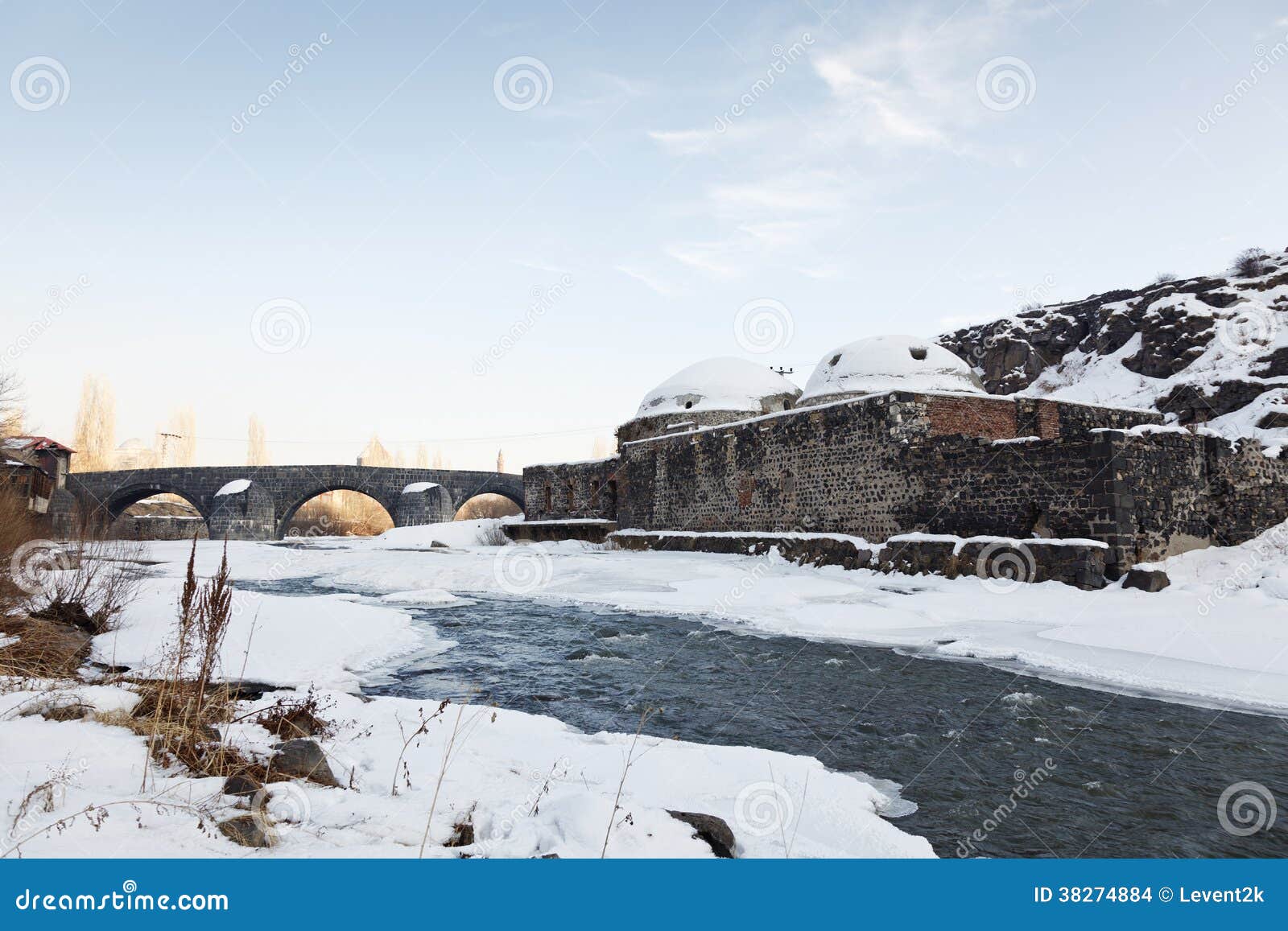 Stone Bridge (Taskopru) Kars, Turkey Stock Photo - Image of armenian ...