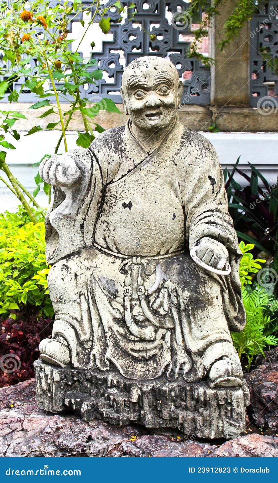 Stone Buddha stock image. Image of japanese, orient, japan - 23912823