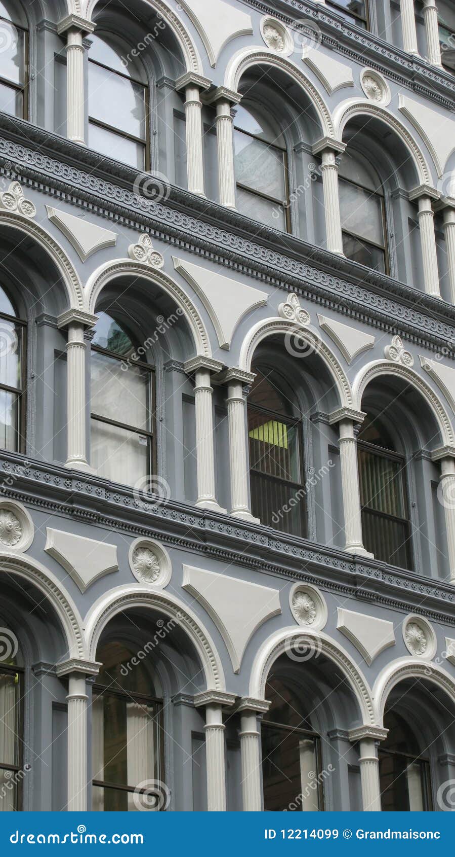 Stone building facade stock image. Image of outdoors - 12214099