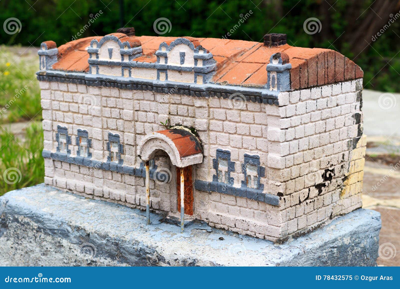 Stone Building Model of Ancient History Editorial Image - Image of ...