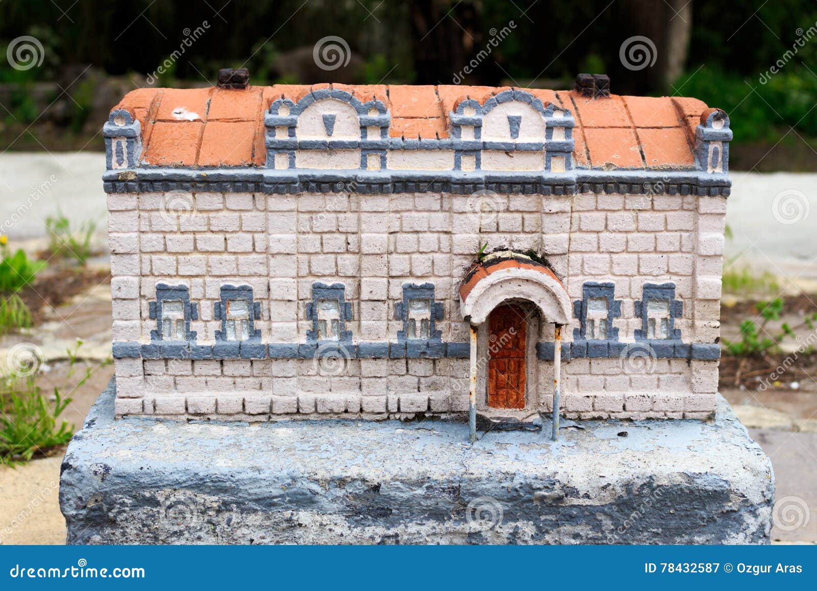 Stone Building Model of Ancient History Editorial Photography - Image ...