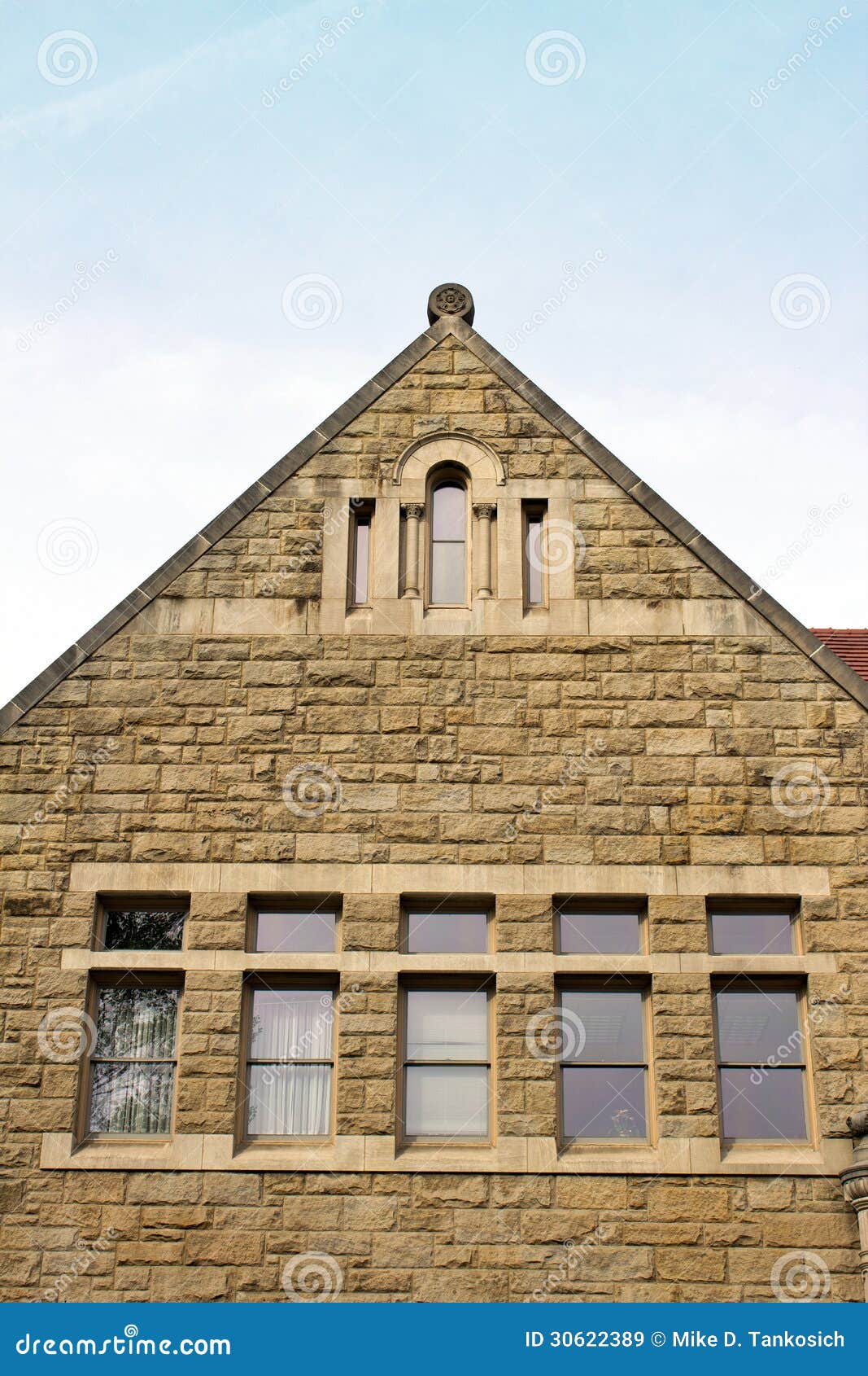 Stone Building Peak stock image. Image of building, peak - 30622389