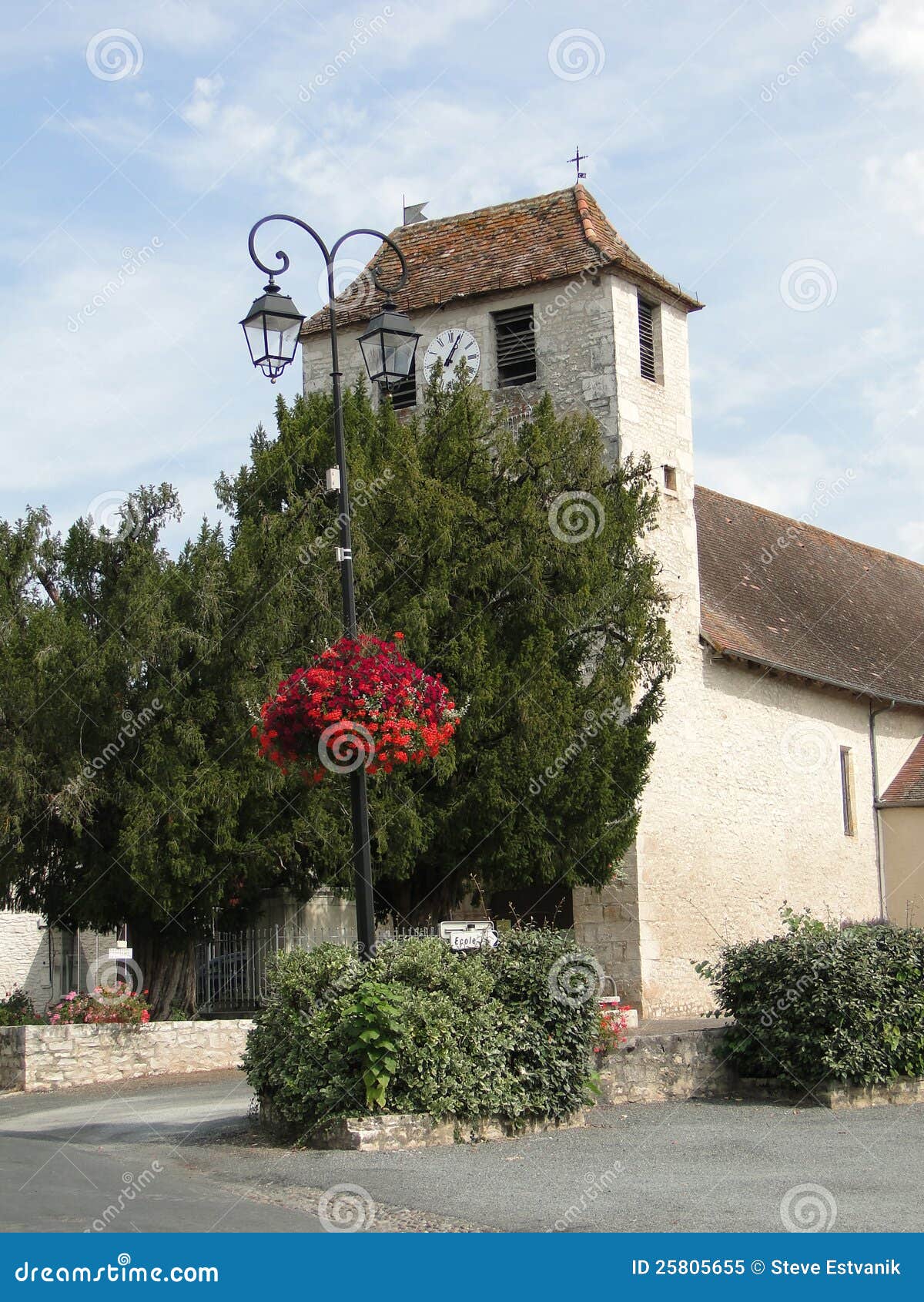 Stone Buildings in Medieval Style Stock Image - Image of france, town ...