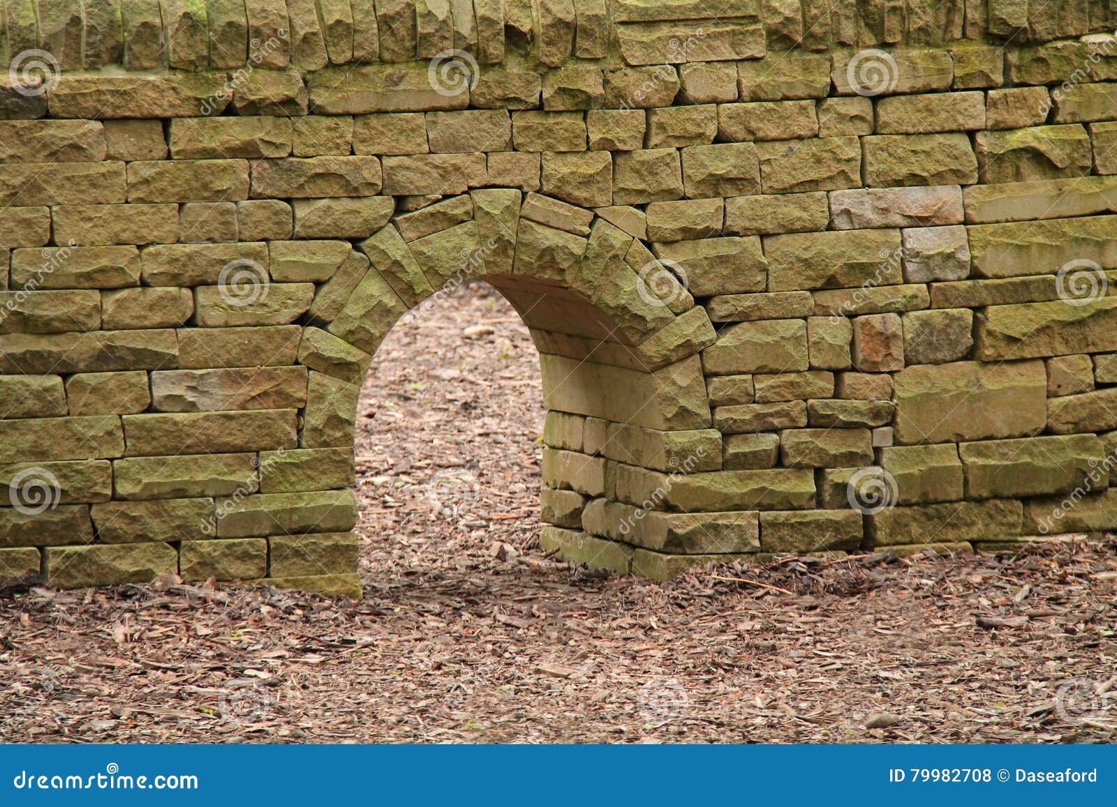 Stone Built Wall. stock photo. Image of protection, rural - 79982708