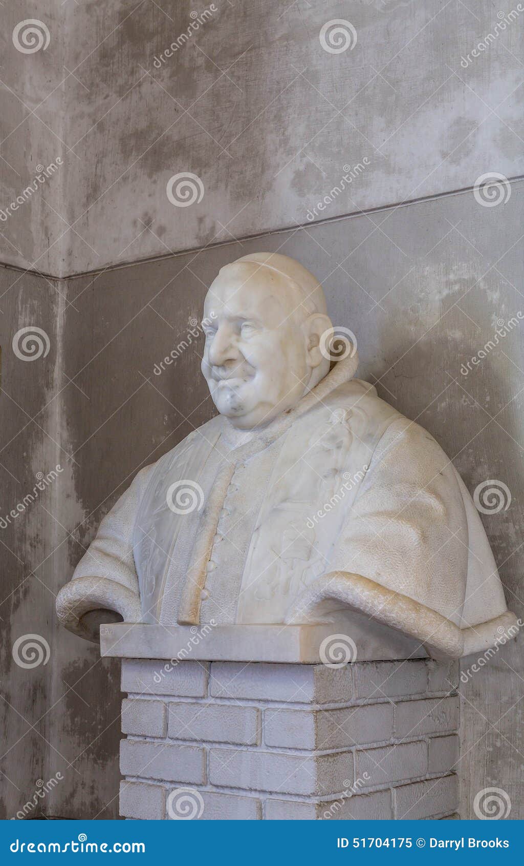 Stone Bust of Monk stock image. Image of faith, christian - 51704175