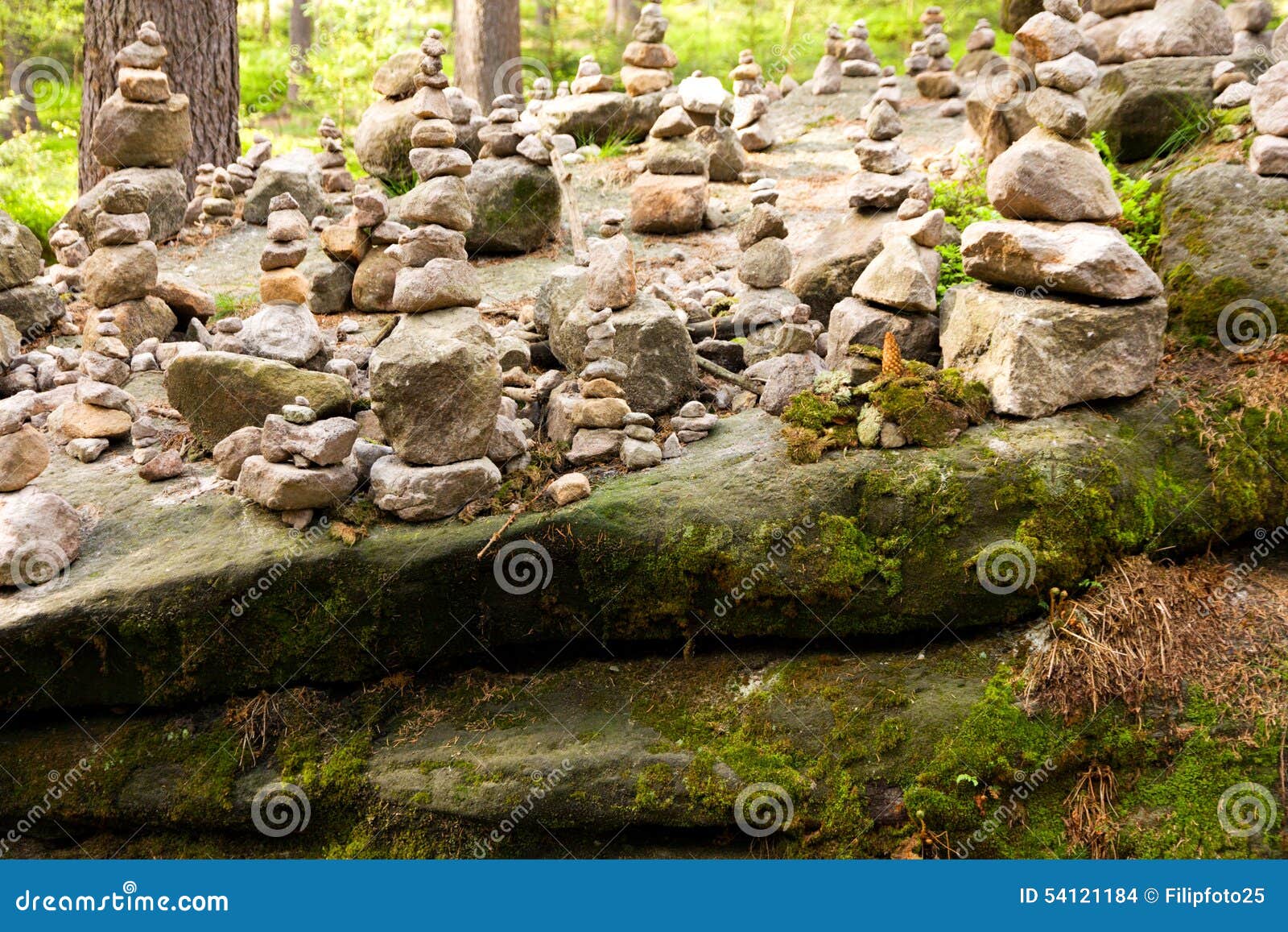 Stone cairn stock photo. Image of concentration, europe - 54121184