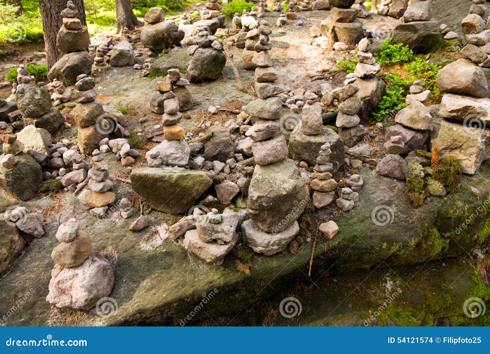 Stone cairn stock photo. Image of alpine, landscape, amazing - 54121574