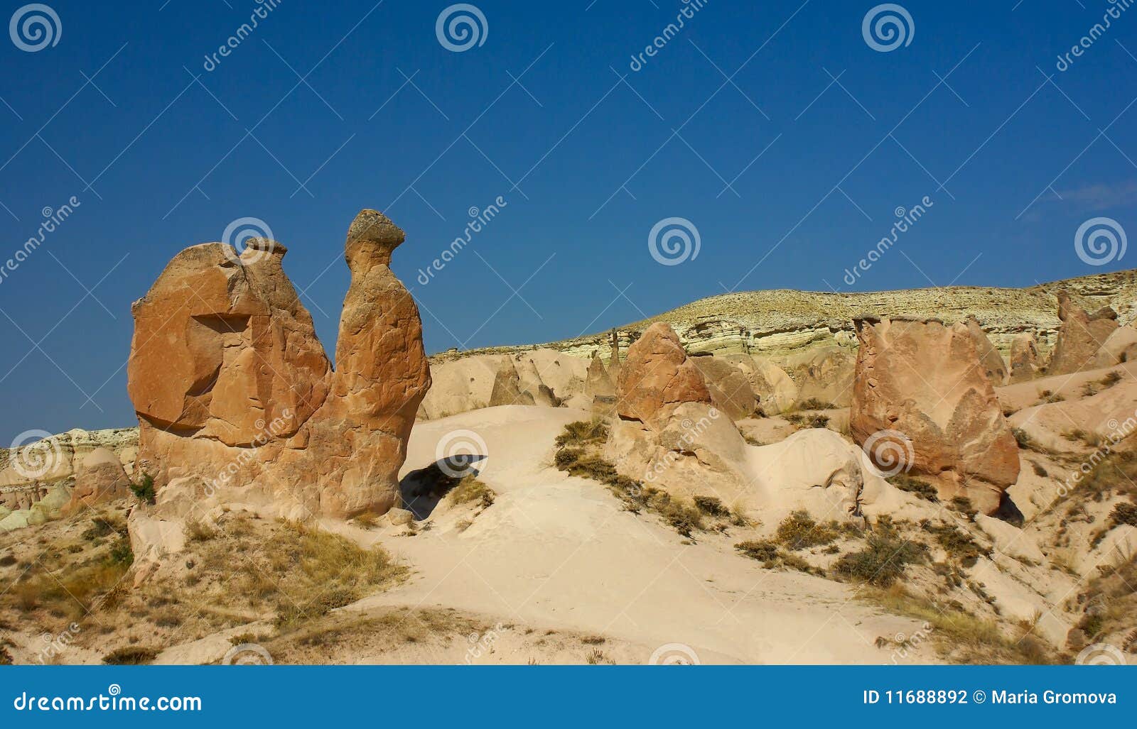 Stone Camel in Cappadocia, Turkey Stock Photo - Image of goreme, city ...
