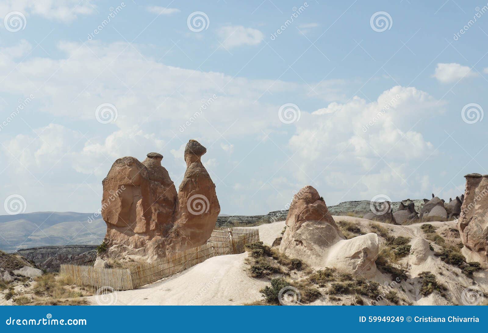 Stone camel stock image. Image of stone, cappadocia, landscape - 59949249