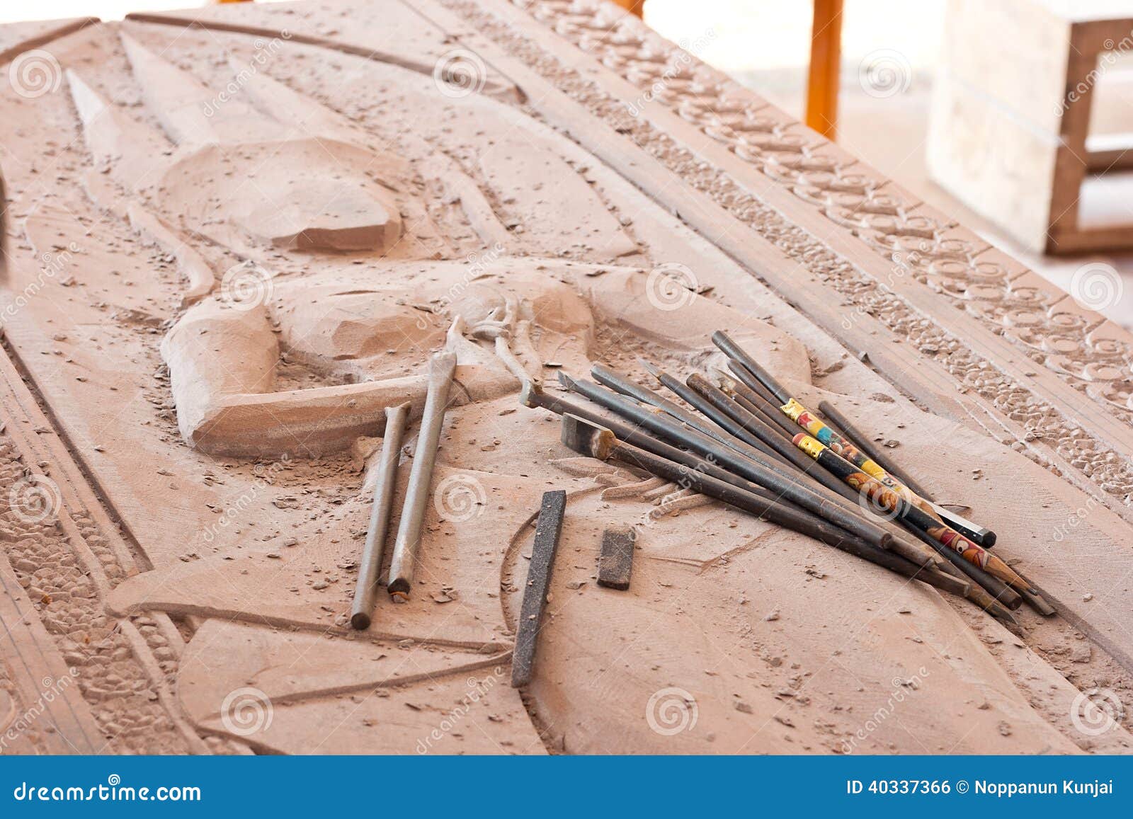 Stone carving stock photo. Image of artistic, tradition - 40337366