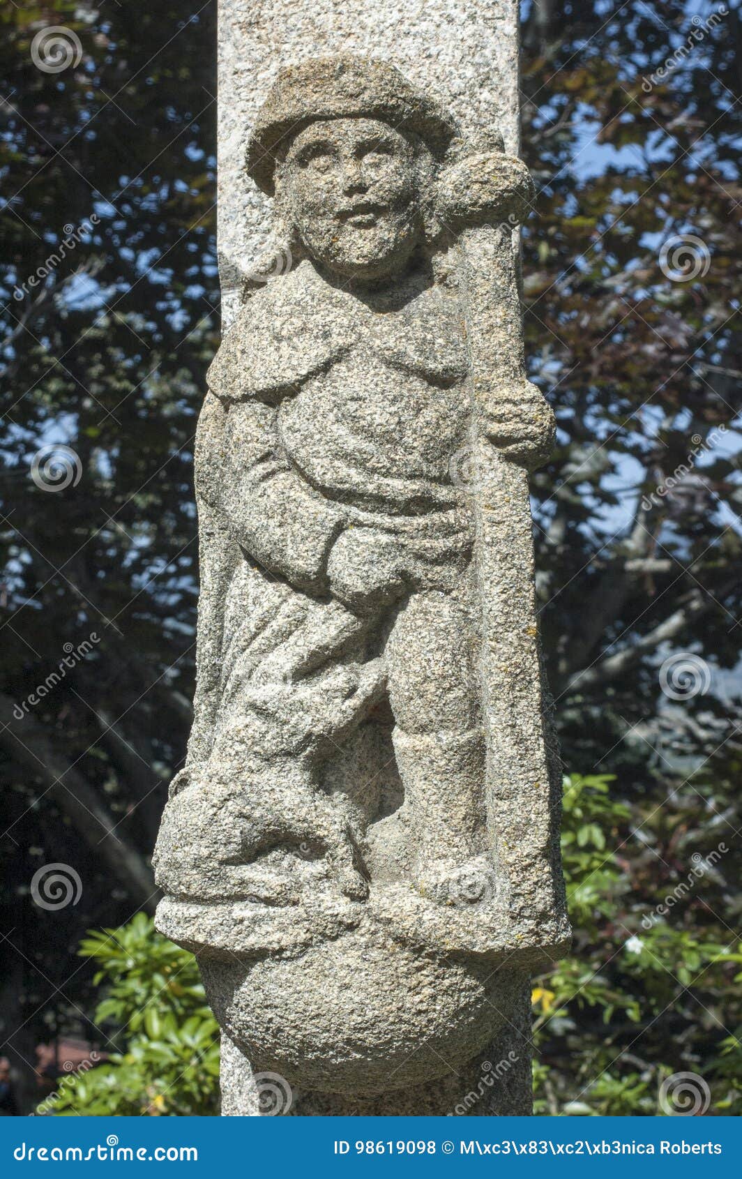 Stone carving stock photo. Image of park, stone, sculpture - 98619098