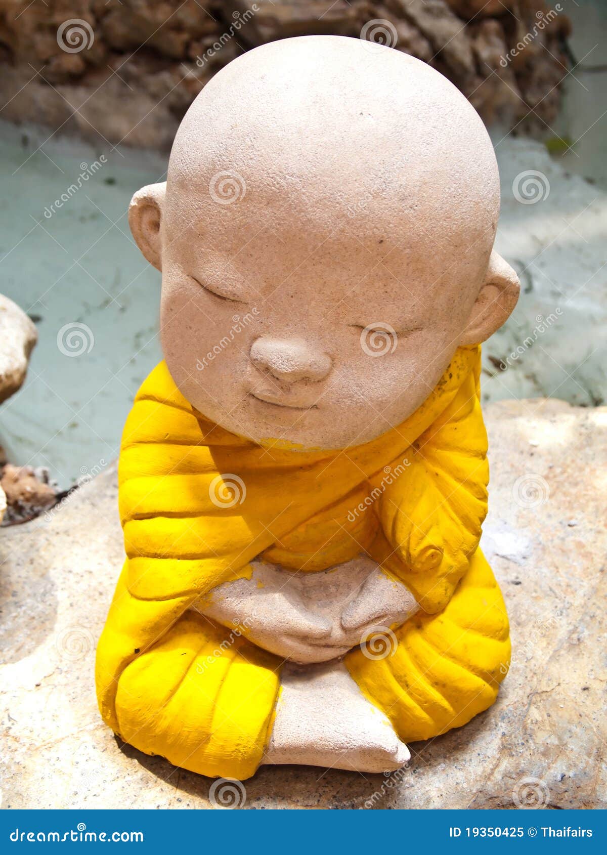Stone Carving of a Little Buddha Meditation Stock Image - Image of ...