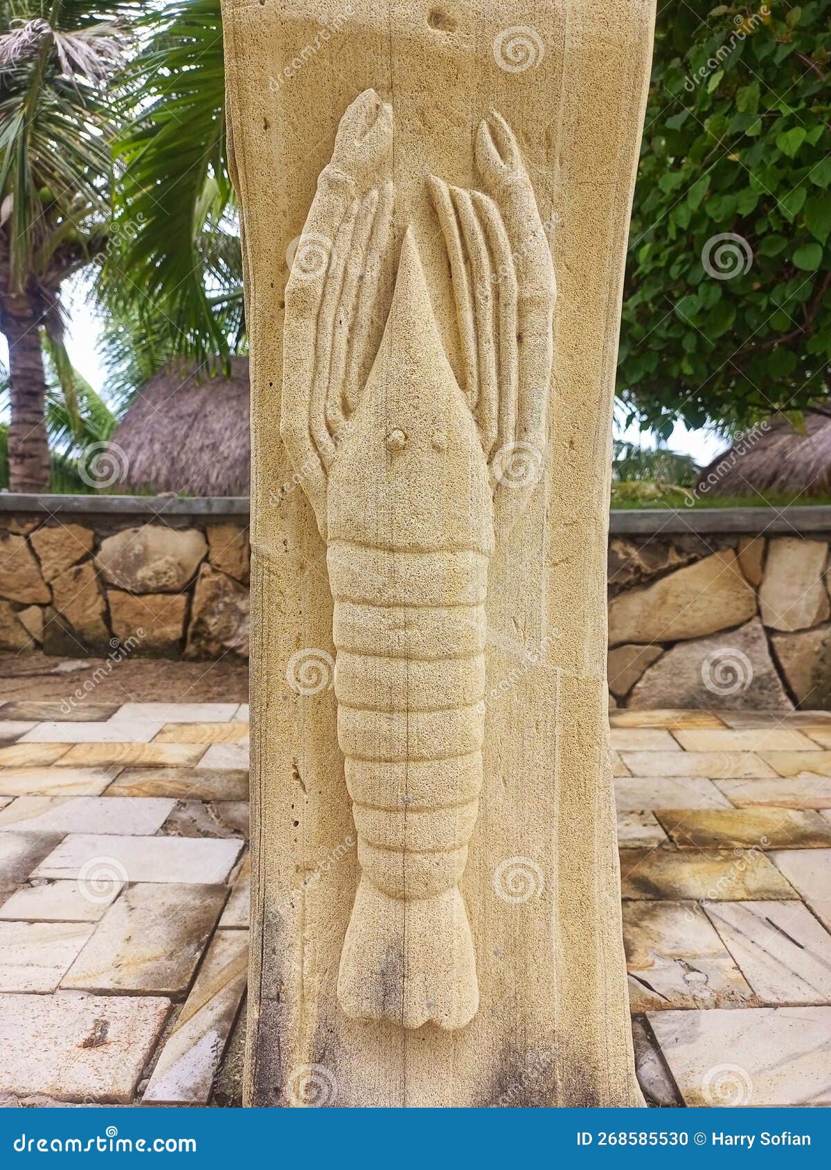 Stone carving stock photo. Image of rock, element, cement - 268585530